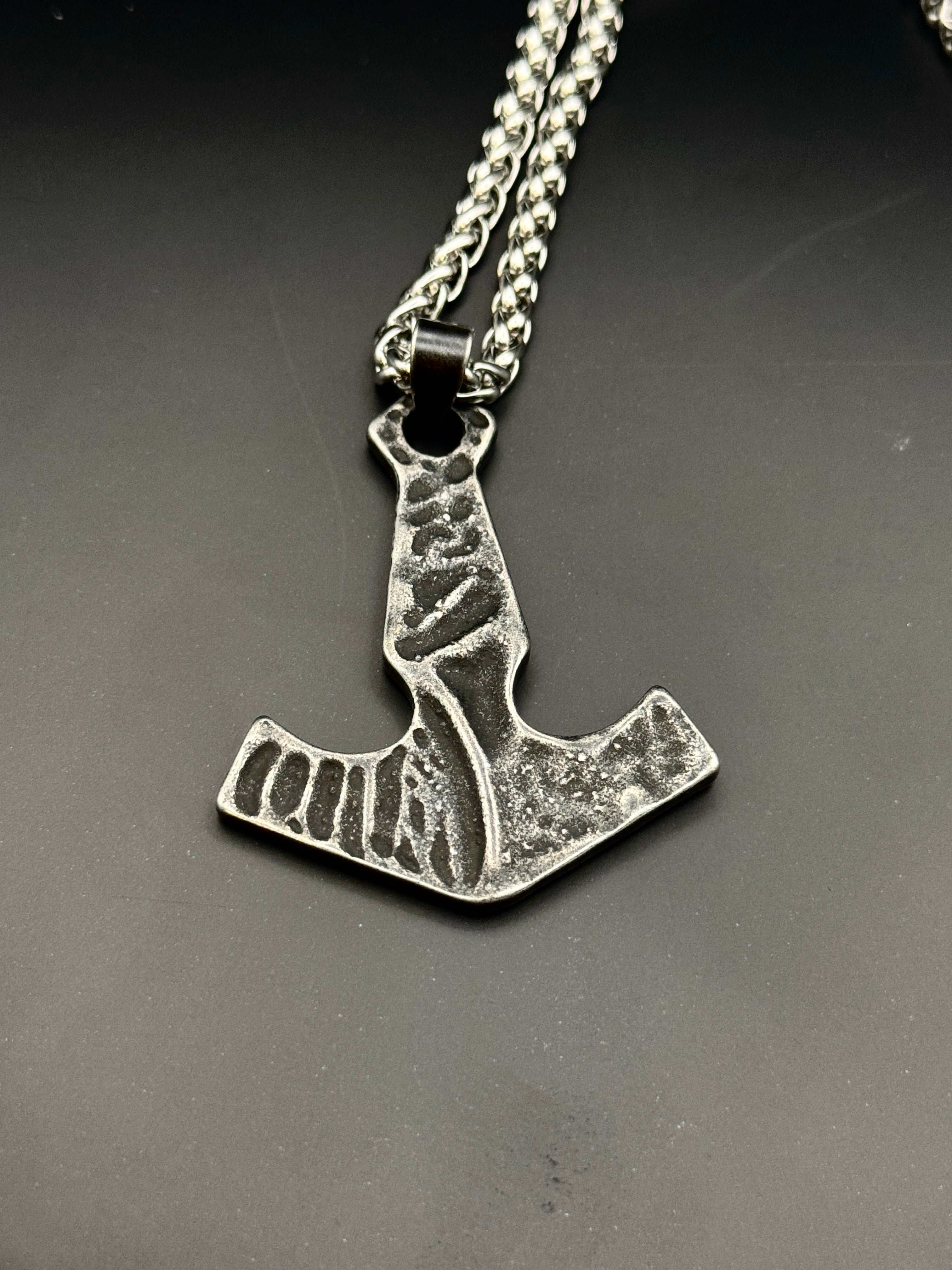 Rustic Mjolnir Necklace – Modern Viking Lifestyle